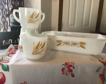 Fire King Wheat - Etsy