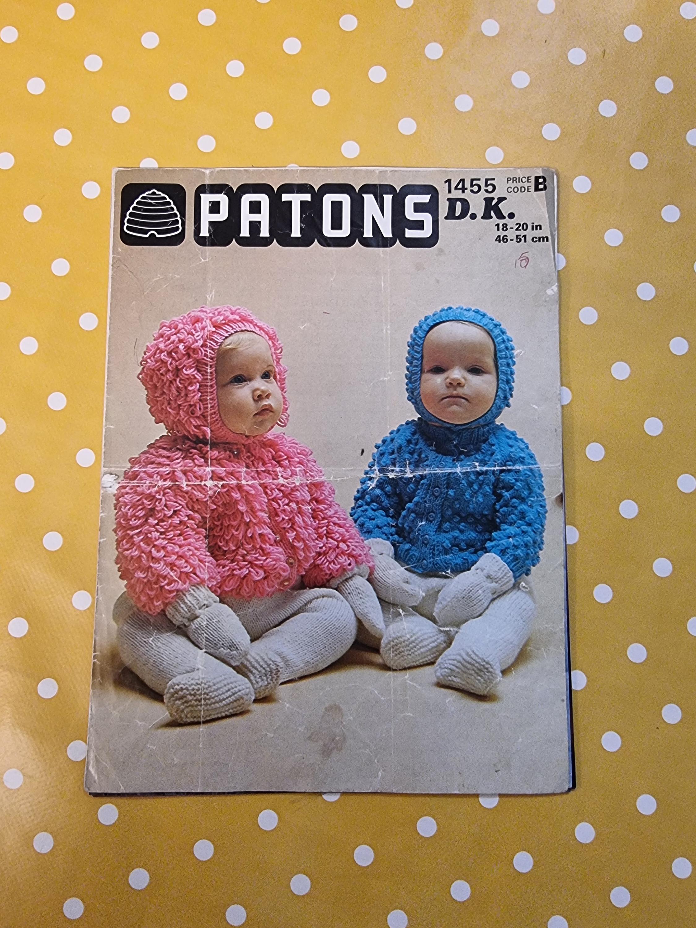 Patons Vintage Knitting Patterns - Etsy