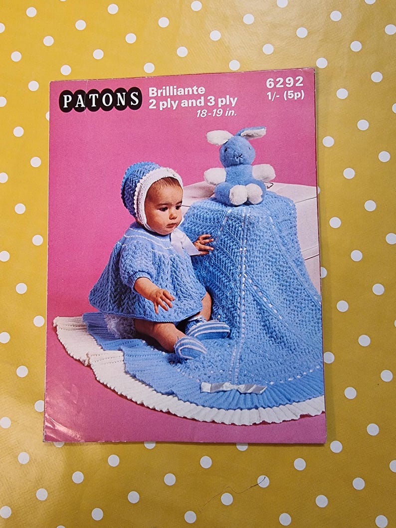 Patons Vintage Knitting Patterns - Etsy