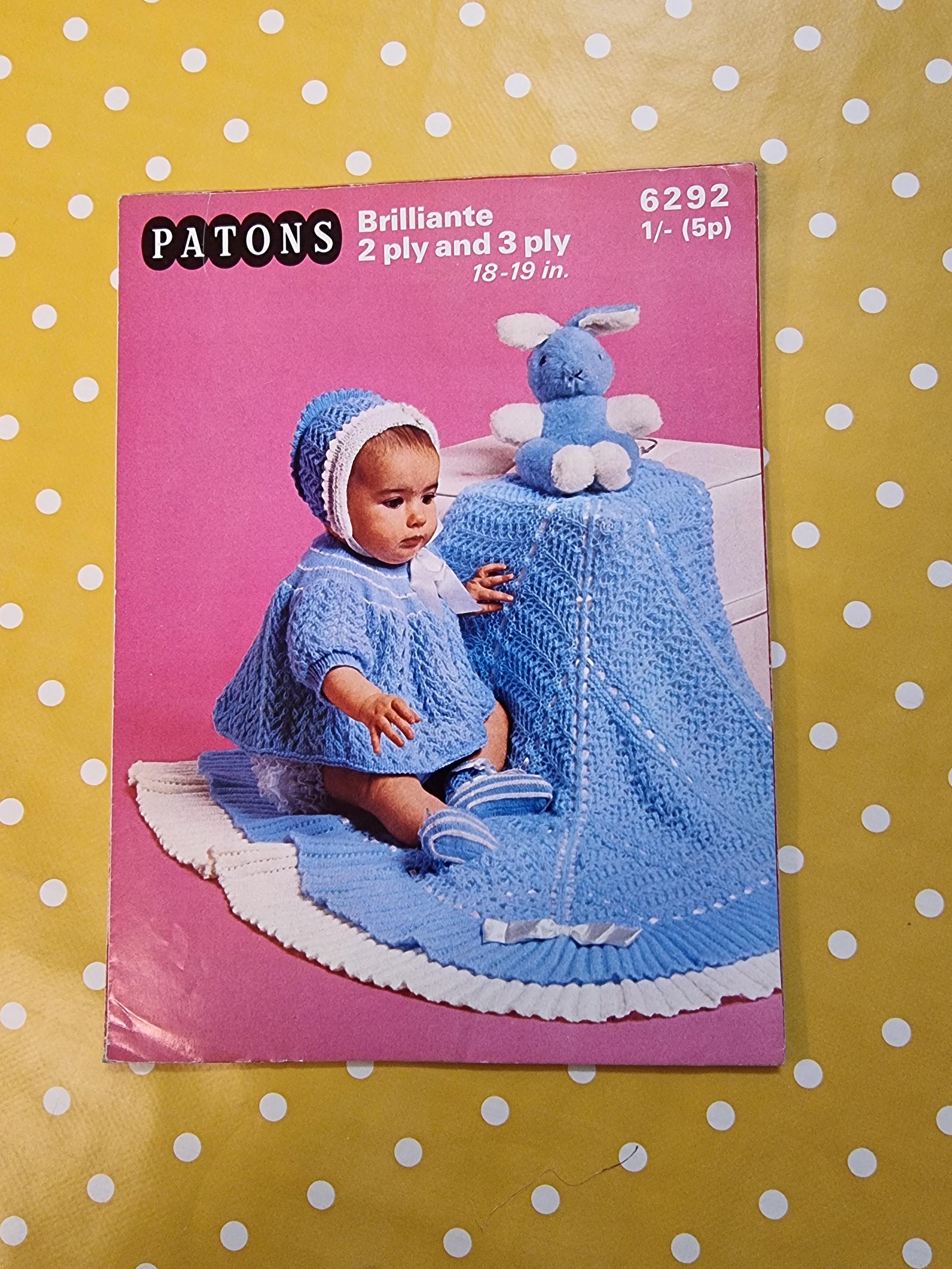 Patons Vintage Knitting Patterns - Etsy