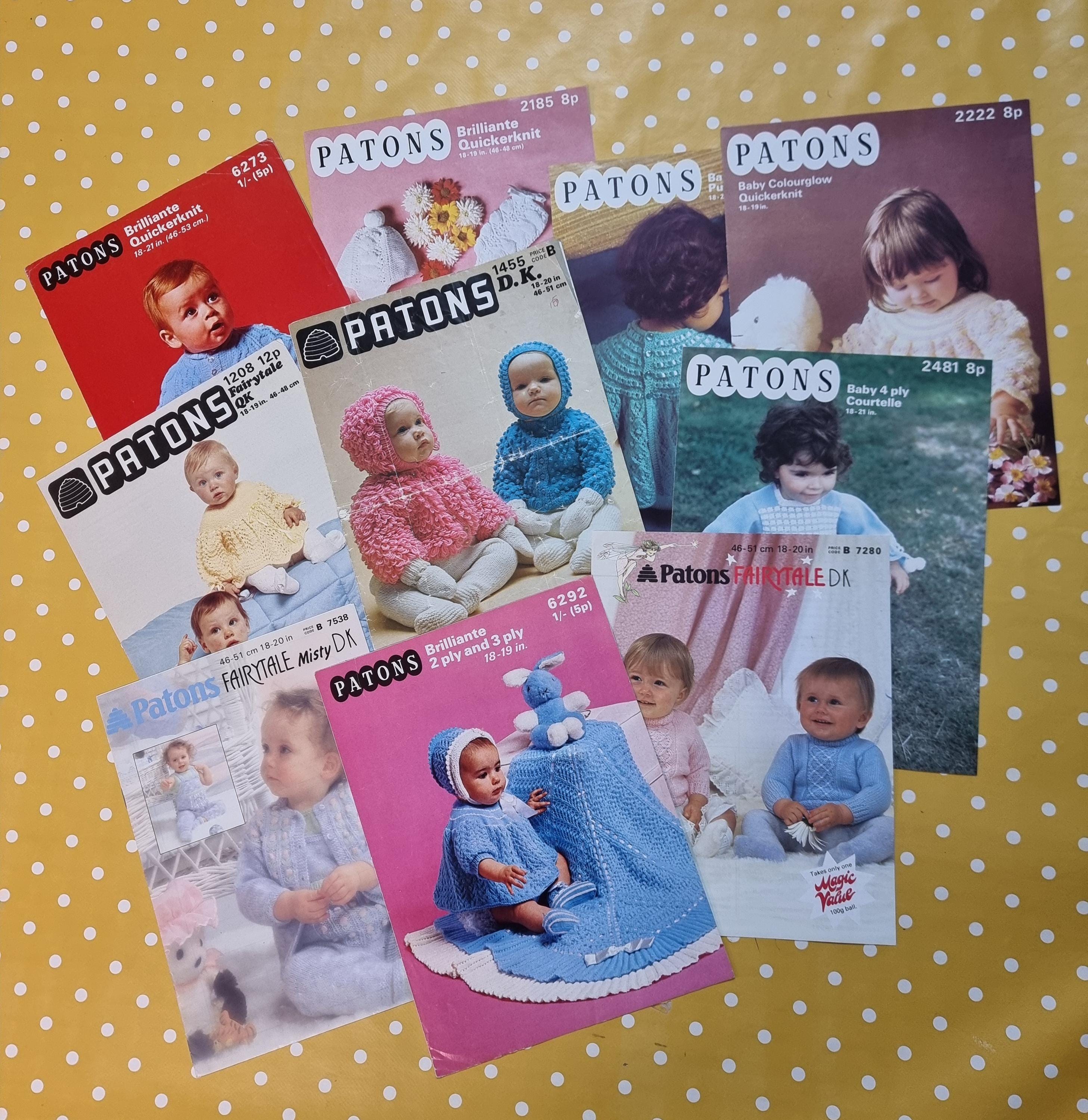 Patons Vintage Knitting Patterns - Etsy