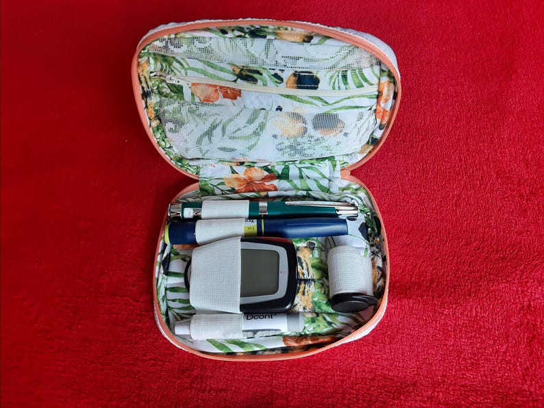 Diabetic Diabetes Glucose Meter Insulin Pen Case Bag. - Etsy