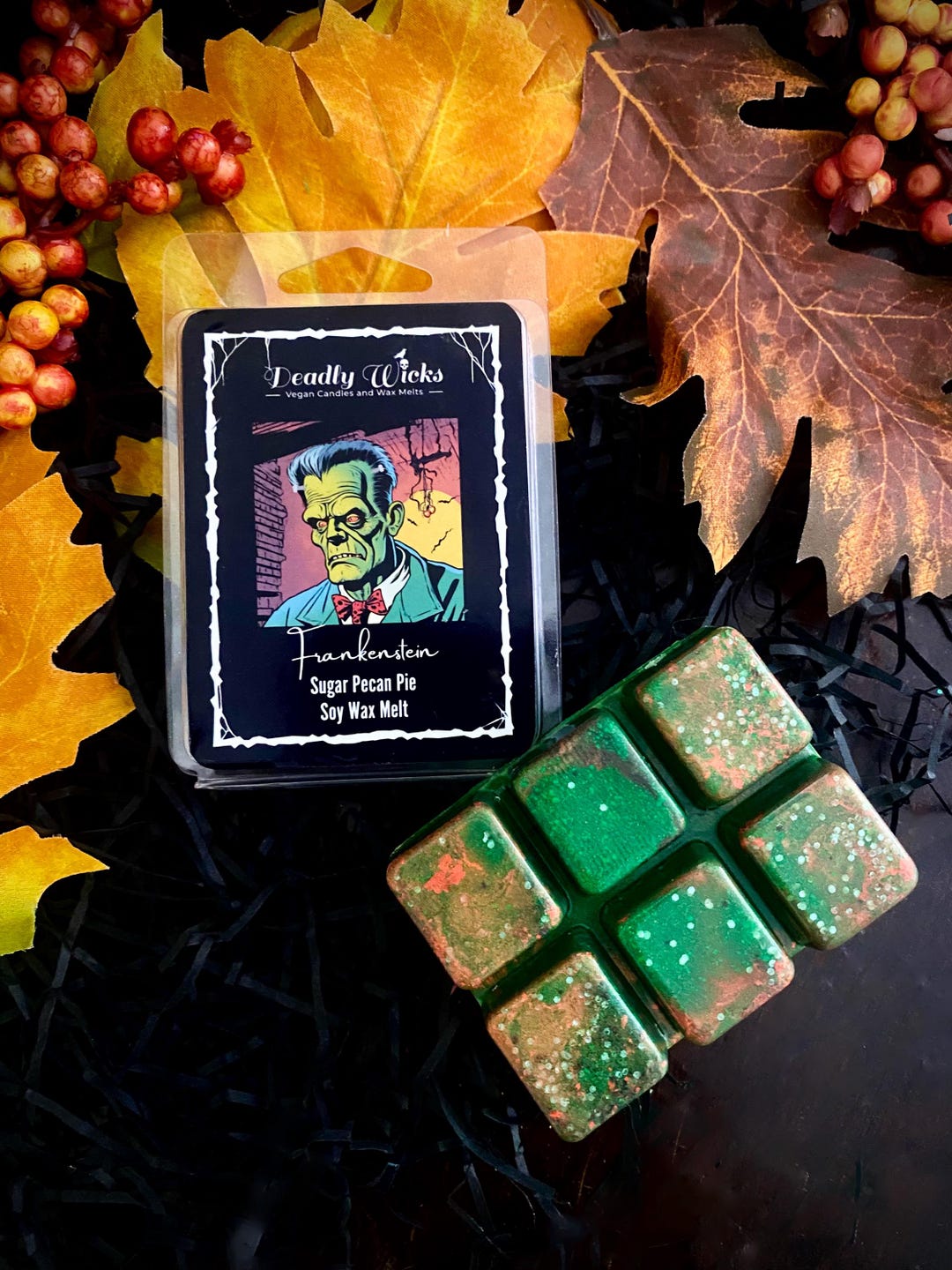 Frankenstein Sugar Pecan Pie Scented Soy Wax Melt, Halloween Home ...