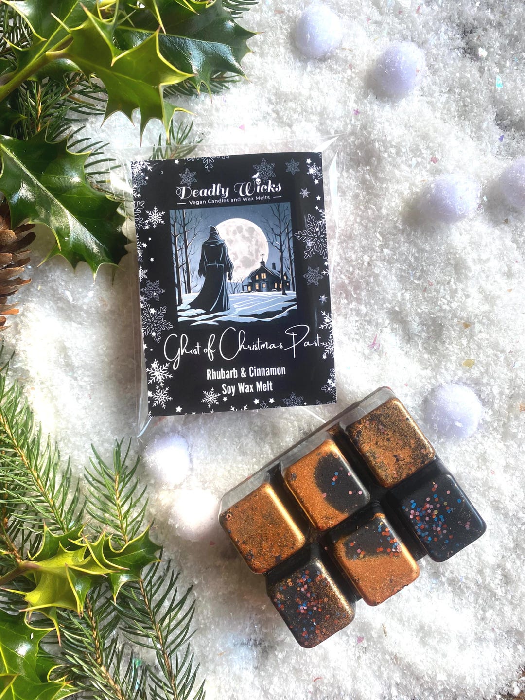 Ghost of Christmas Past Rhubarb & Cinnamon Scented Soy Wax Melt ...