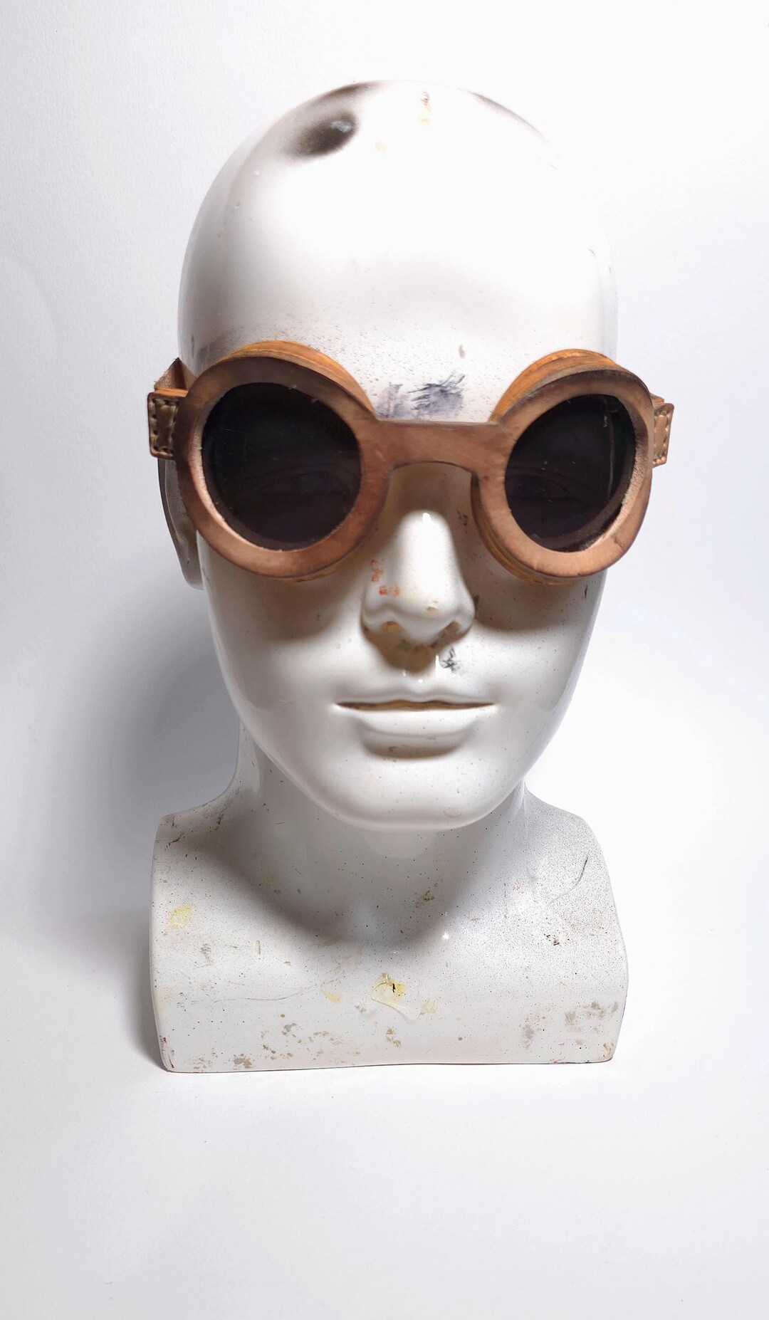 Leather Steampunk Goggles PDF Pattern: Burning Man, Riddick, WW2 ...