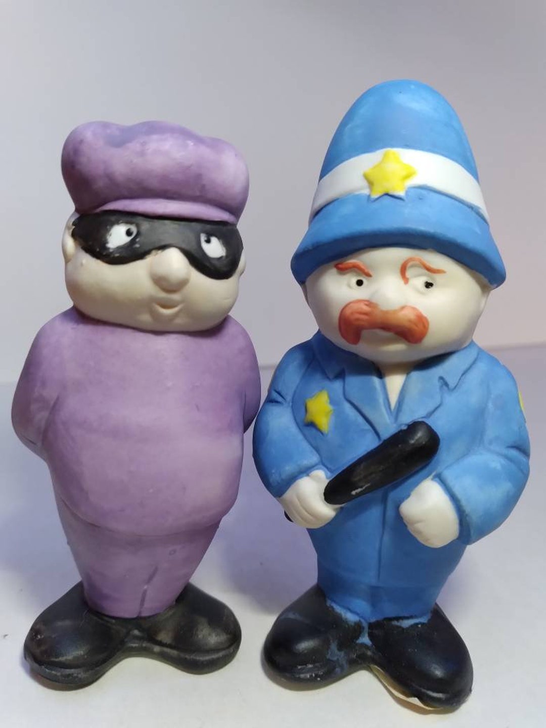 English Bobby and Robber Salt and Pepper Shakers - Etsy
