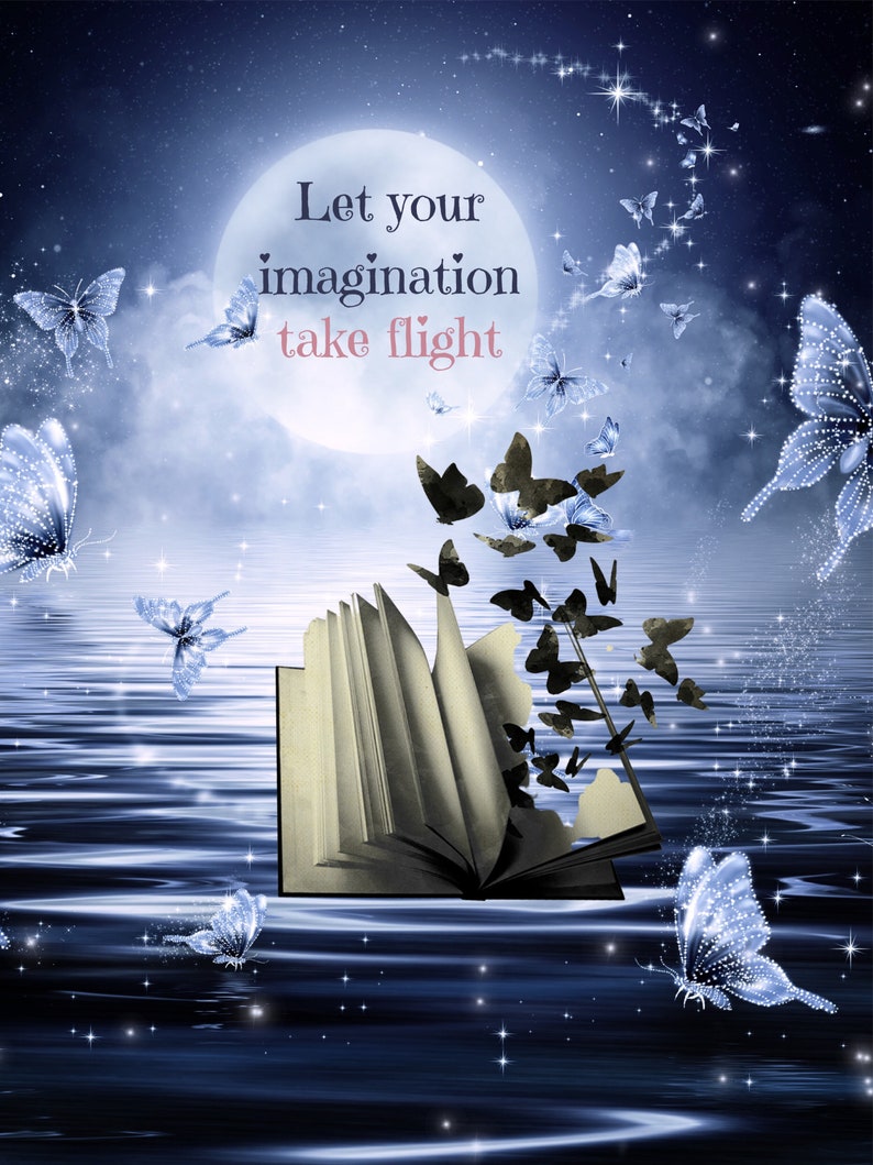 Printable Wall Art for Office, Library, Classroom. Let Your Imagination ...