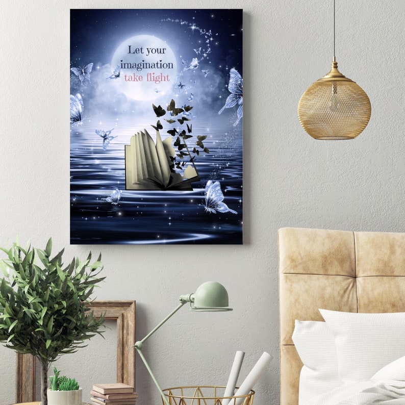 Printable Wall Art for Office, Library, Classroom. Let Your Imagination ...