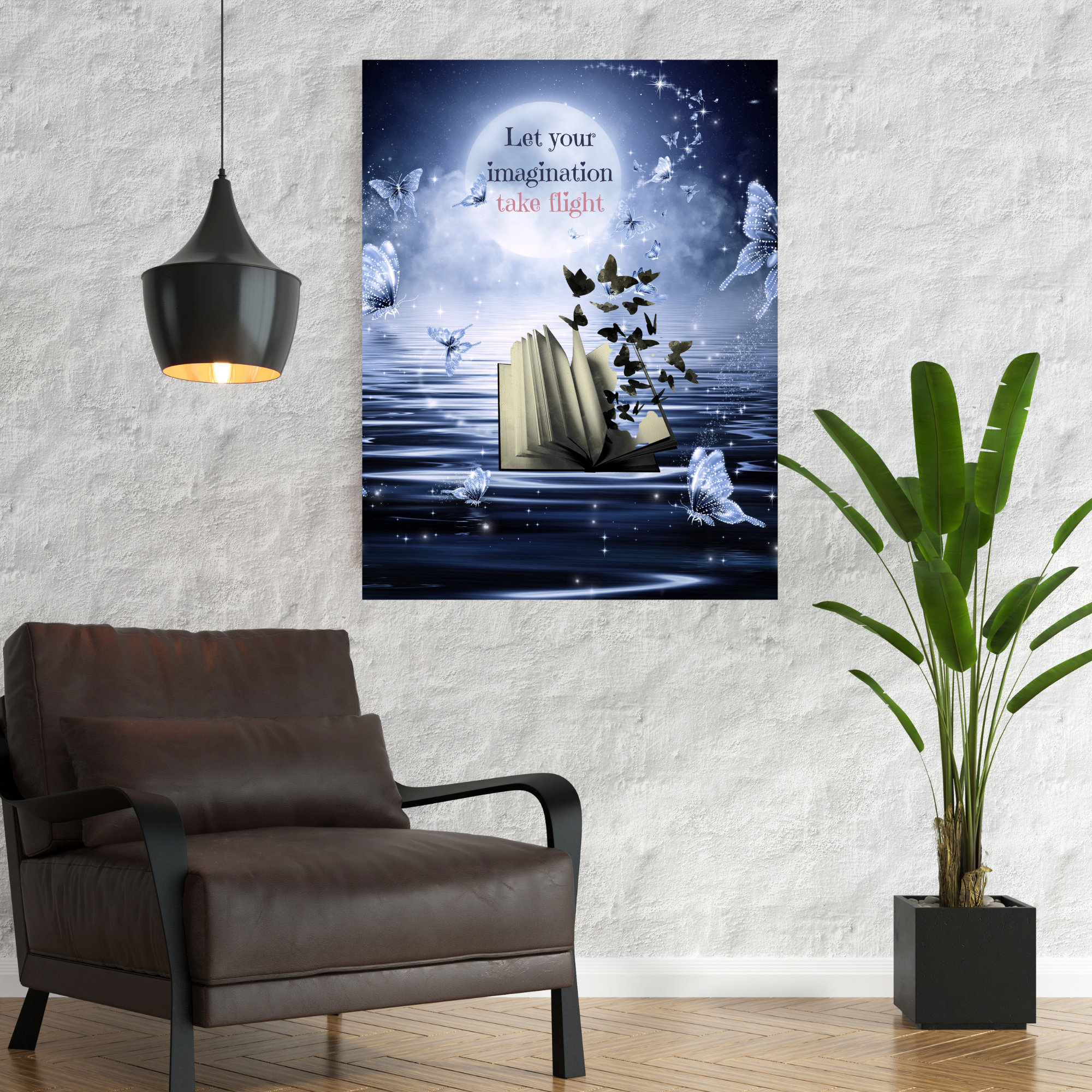 Printable Wall Art for Office, Library, Classroom. Let Your Imagination ...