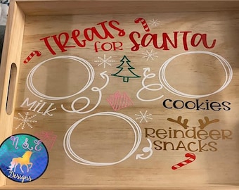 Santa Tray 18 Inch Round - Etsy