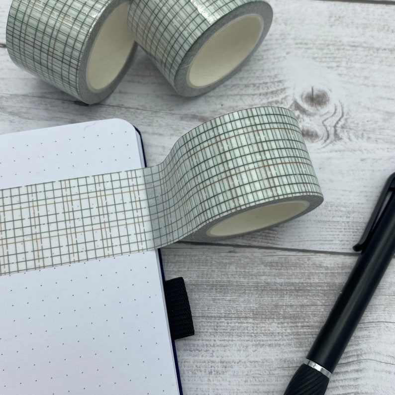 Extra Wide Grid Washi Tape Decorative Tape - Etsy