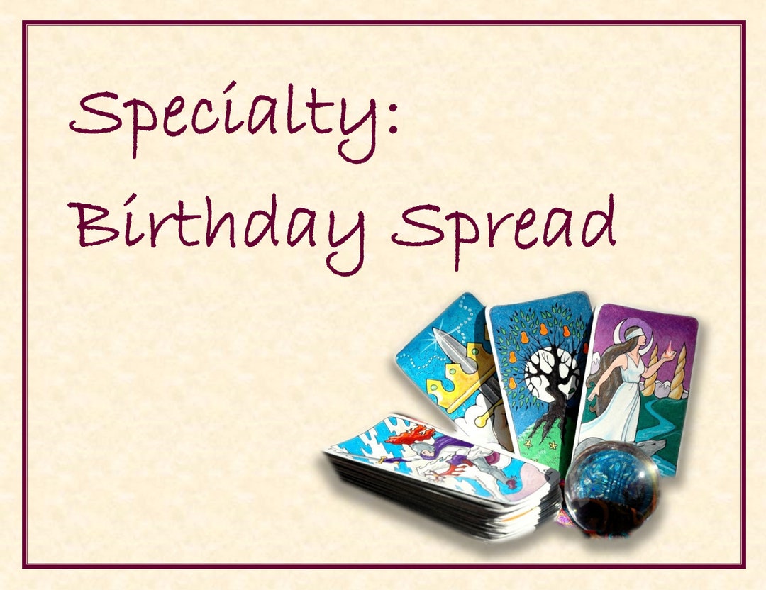 Specialty Spread: Birthday Spread - Etsy