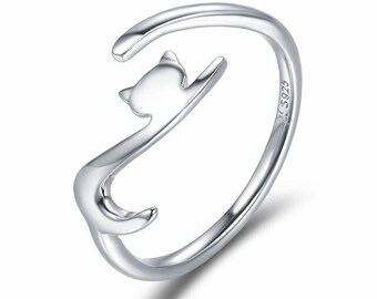 Adjustable Cat Ring - Etsy