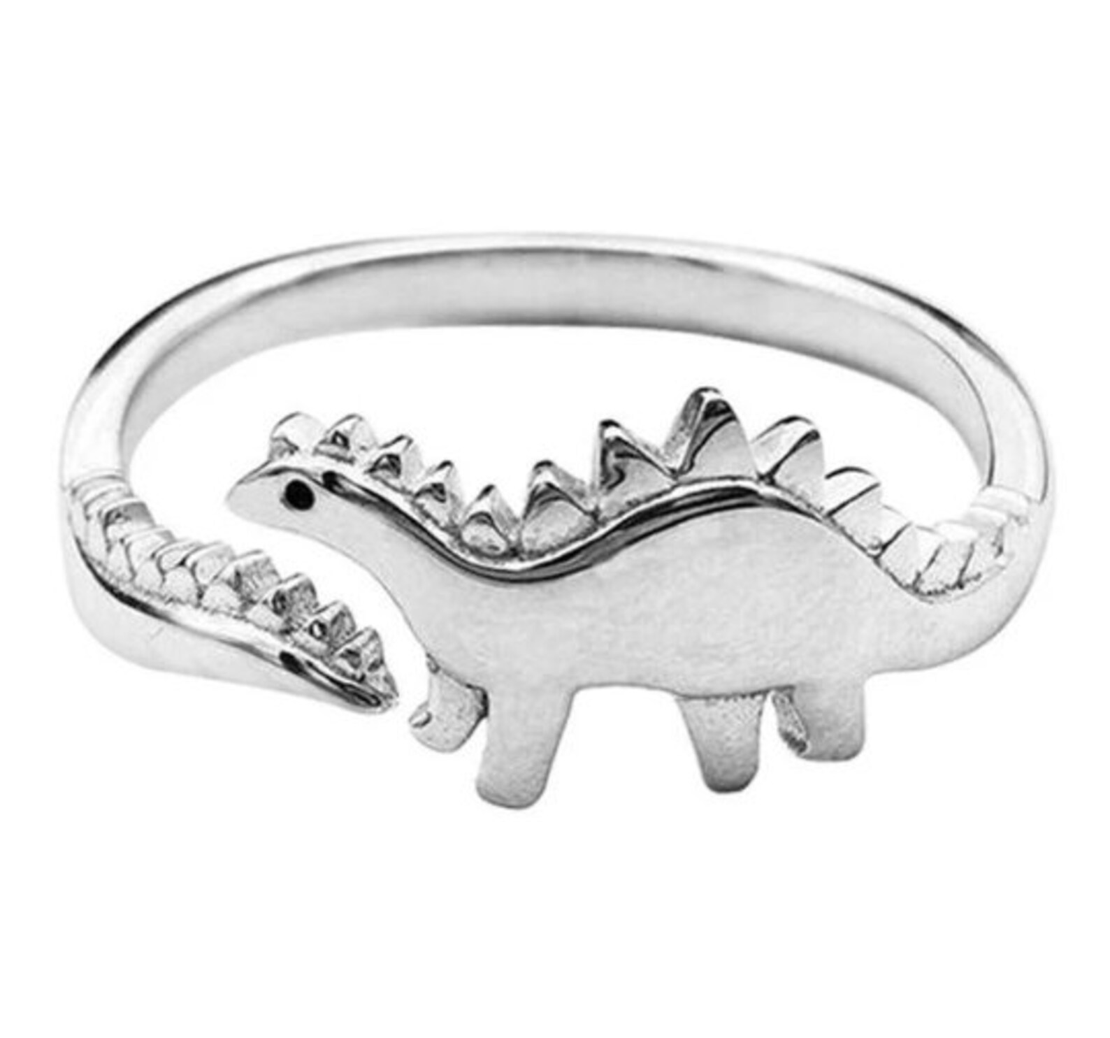 One Size Adjustable Dinosaur Ring Sterling Silver 925 | Etsy UK