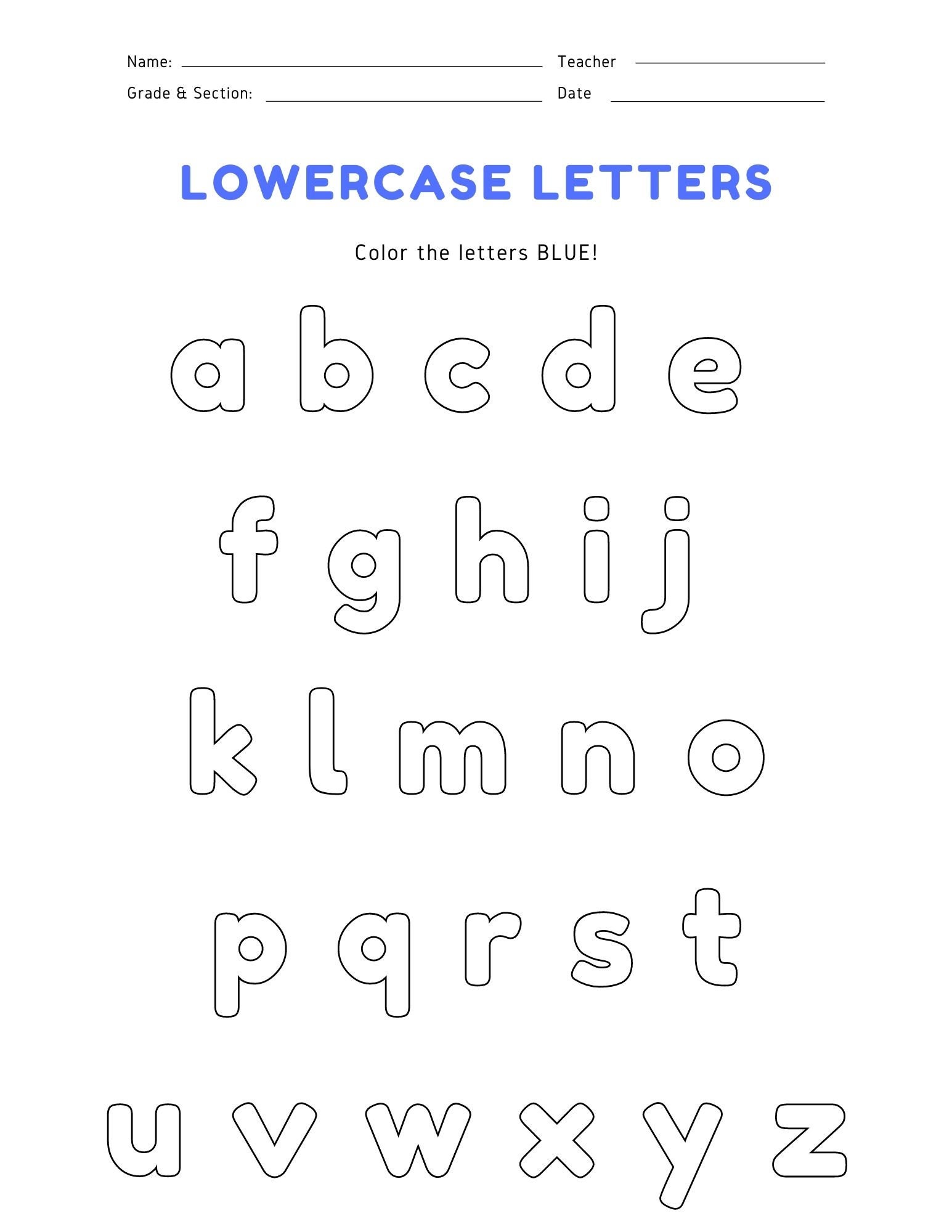 Learn Your Letters Downloadable Coloring Book - Etsy Canada