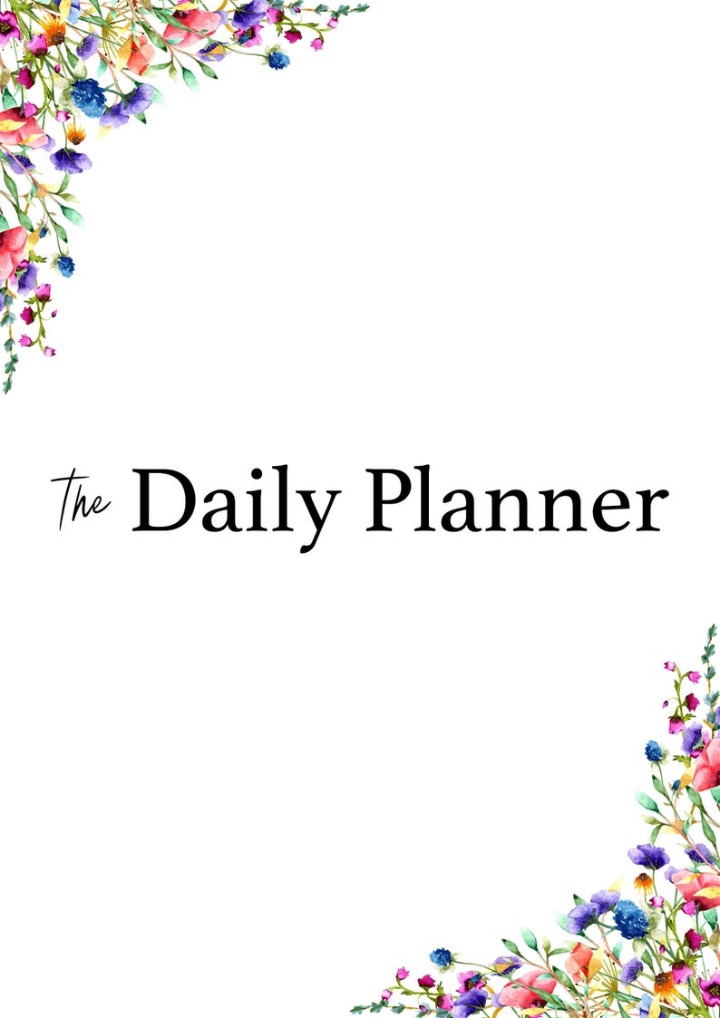 Create Your Digital Planner, Ipad, Flower Planner, Floral Pattern ...