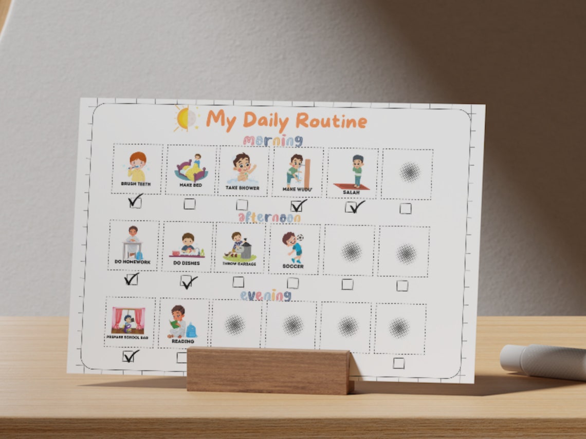 Daily Muslim Boy Routine Cards, Islamic Toddler Daily Routine, Muslim ... Daily Muslim Boy Routine Cards, Islamic Toddler Daily Routine, Muslim ...