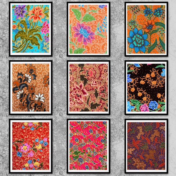 Batik Art - Etsy