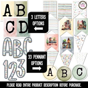 Middle or High School Books Reading Literary Theme Printable Editable ...