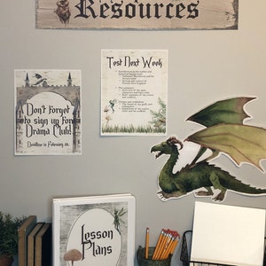 Fantasy Enchanted Forest Classroom Theme Decor Bundle for Middle or ...