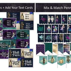 Middle or High School Classroom Decor - Alice in Wonderland Theme - Etsy