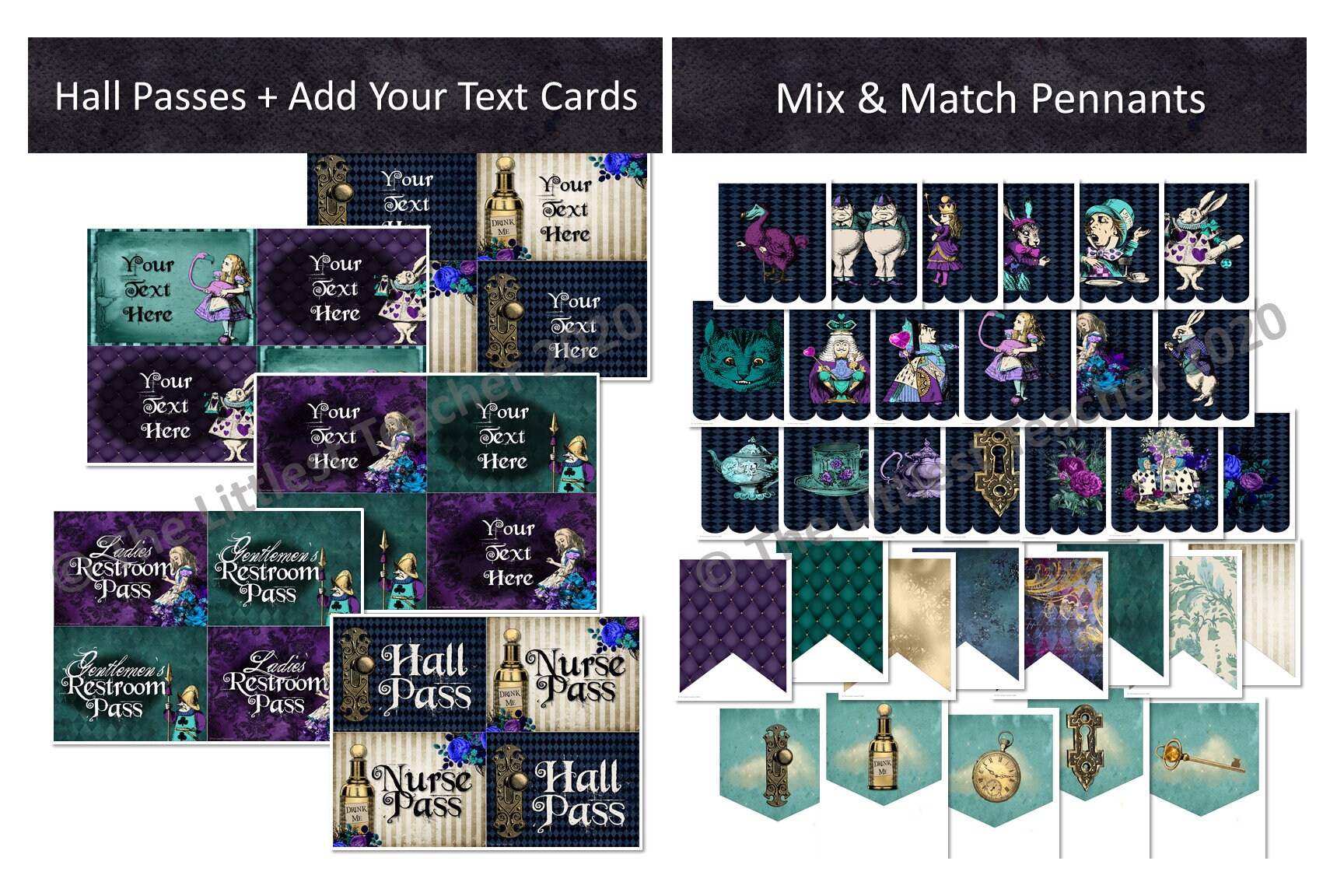 Middle or High School Classroom Decor - Alice in Wonderland Theme - Etsy