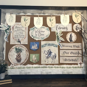 Fantasy Enchanted Forest Classroom Theme Decor Bundle for Middle or ...