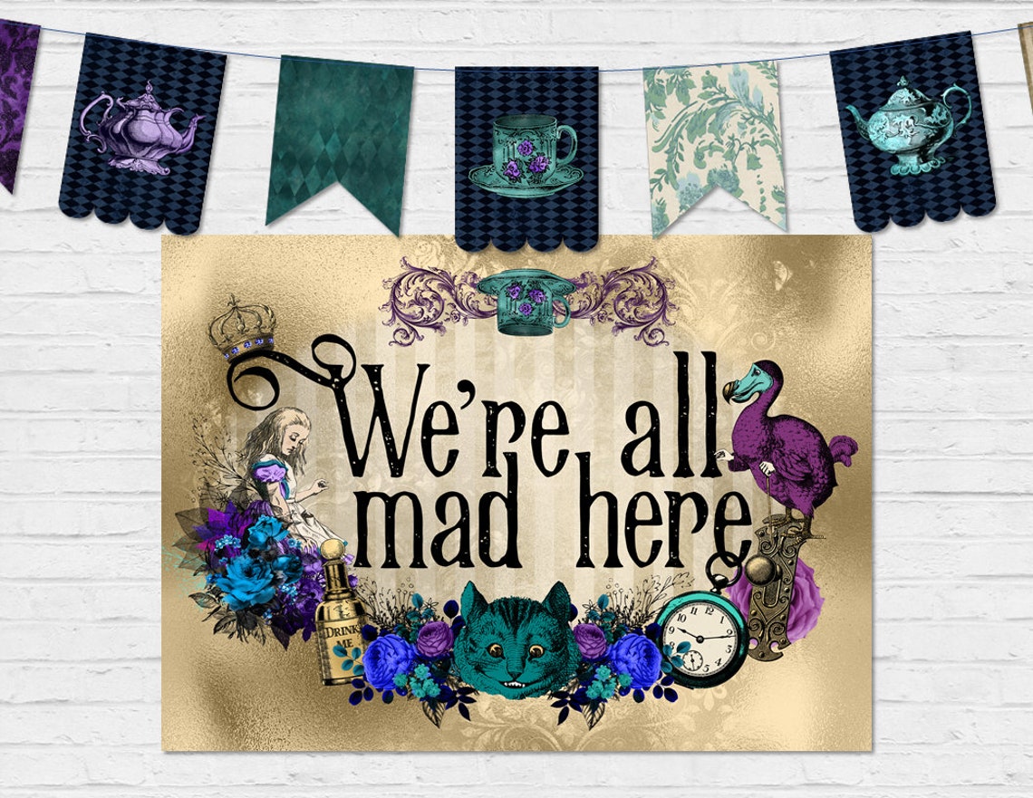 Middle or High School Classroom Decor Alice in Wonderland - Etsy