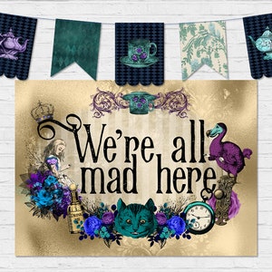 Middle or High School Classroom Decor - Alice in Wonderland Theme - Etsy