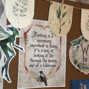 Fantasy Enchanted Forest Classroom Theme Decor Bundle for Middle or ...