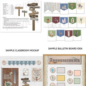 Fantasy Enchanted Forest Classroom Theme Decor Bundle for Middle or ...