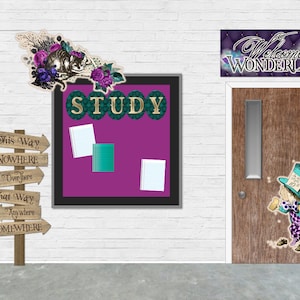 Middle or High School Classroom Decor - Alice in Wonderland Theme - Etsy