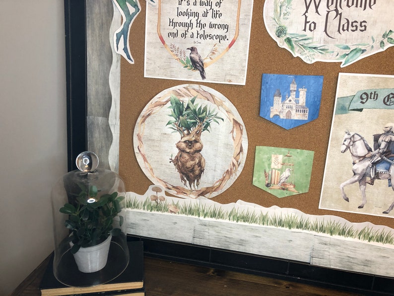 Fantasy Enchanted Forest Classroom Theme Decor Bundle for Middle or ...