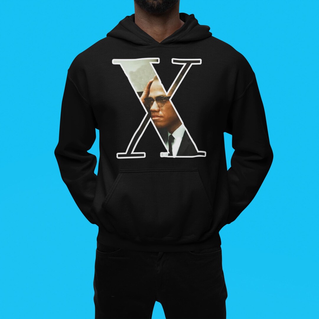 MALCOLM X Logo Quality Hoodie - Etsy
