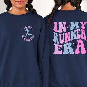 In My Runner Era Shirt, Funny Runner Shirt, Marathon Athlete Sweatshirt ...