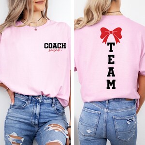 Personalized Coach Shirt, Custom Coach Gift, Cheer Coach Shirt, Coach ...