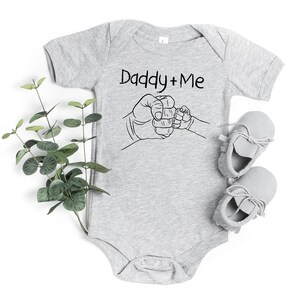 Matching Daddy and Me Fist Bump, Daddy and Me Shirts, Fathers Day ...
