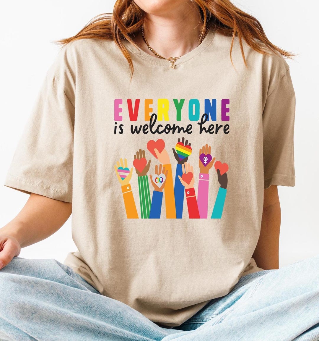 Everyone is Welcome Here Shirt, Equality Pride Shirt, Be Kind ...