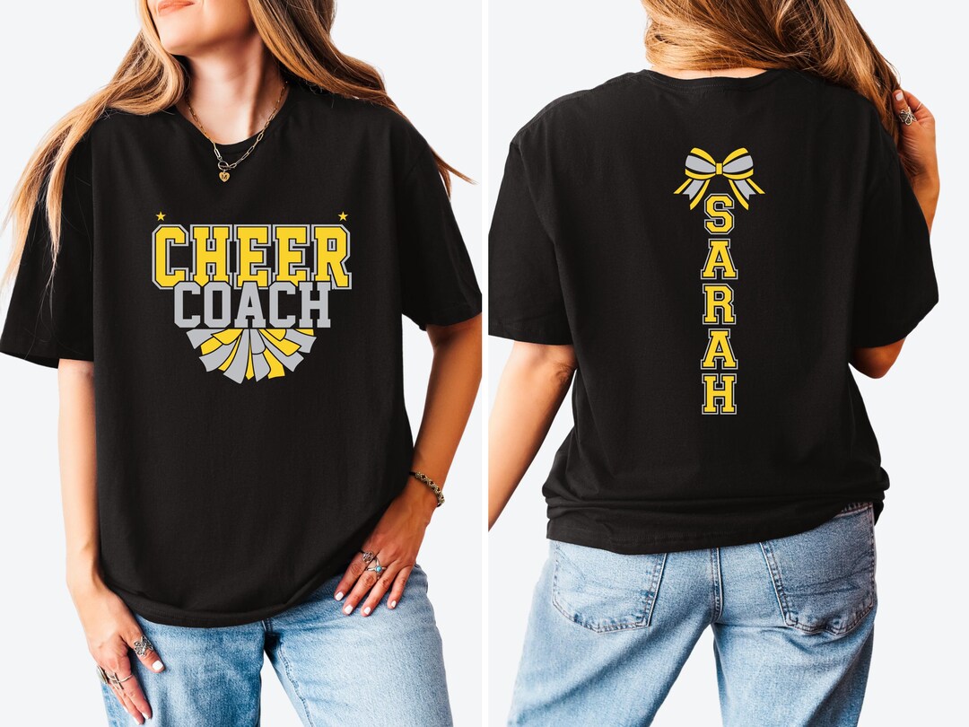 Personalized Coach Shirt, Custom Coach Gift, Cheer Coach Shirt, Coach ...