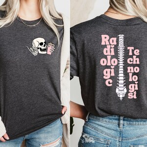 Radiologic Technologist, Radiology Skeleton Shirt, RAD Tech Tee, X-ray ...