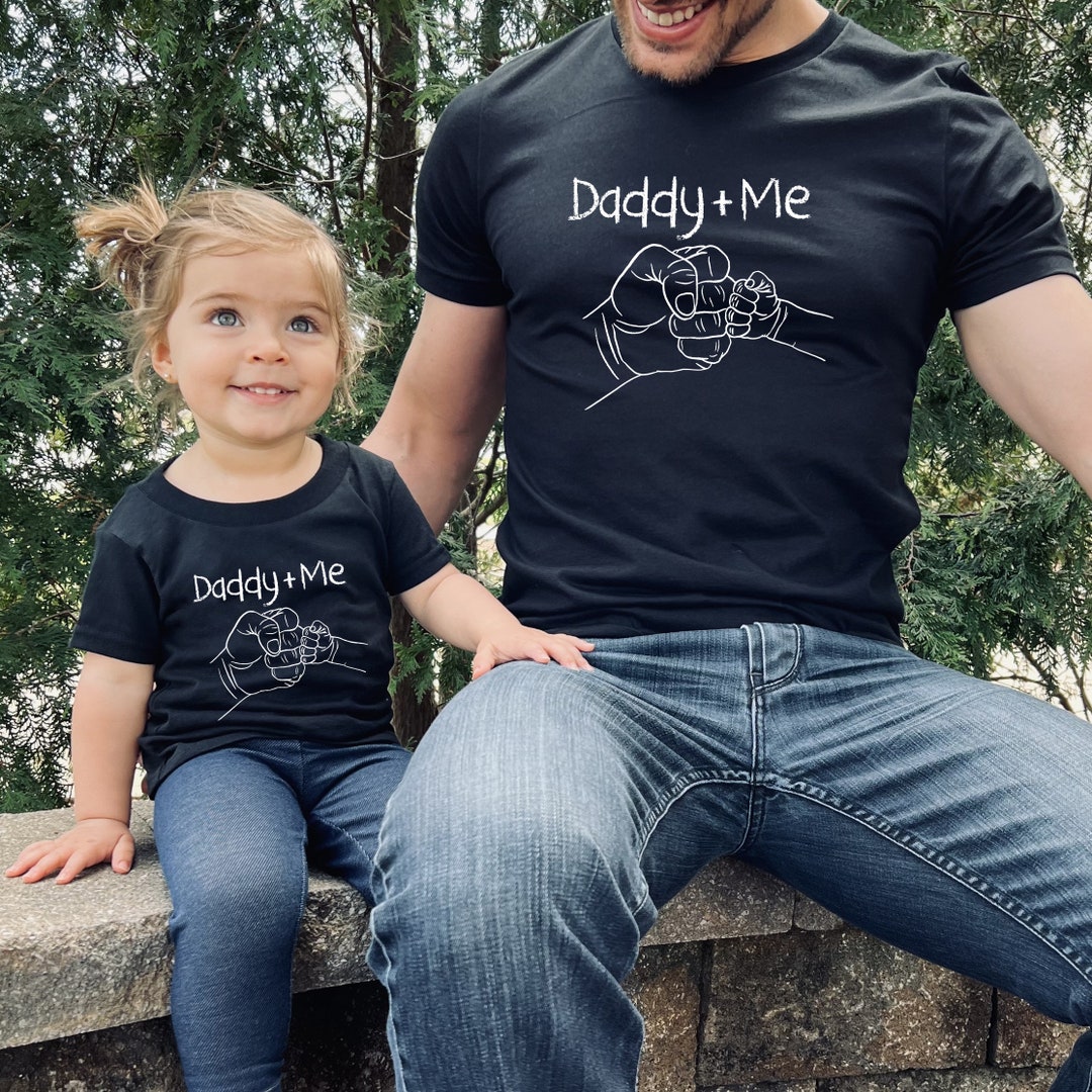 Matching Daddy and Me Fist Bump, Daddy and Me Shirts, Fathers Day ...