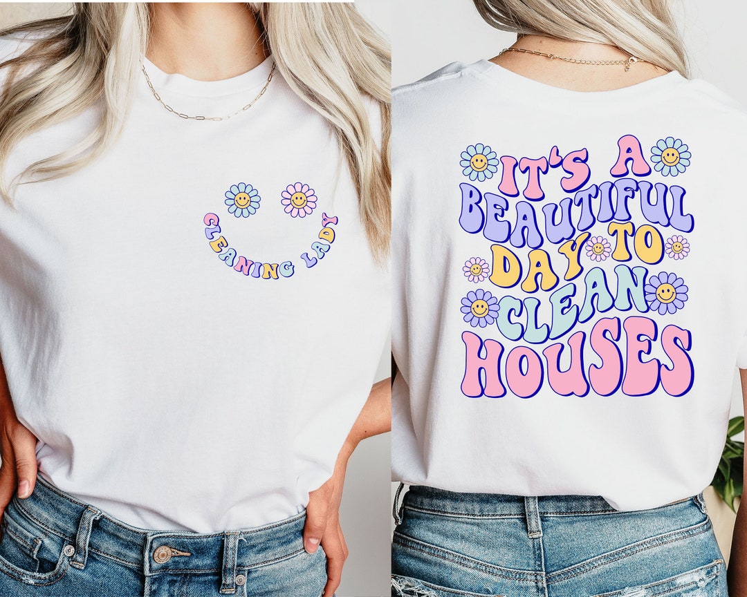 Cleaning Lady Shirt, House Keeping Shirts, House Cleaner Tee, Cleaning ...
