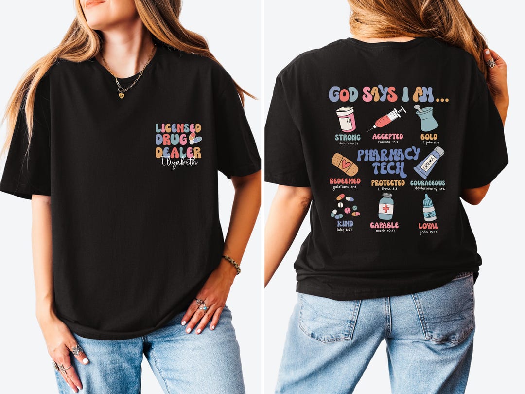 Custom Licensed Drug Dealer Shirt, Pharmacy Tech Shirt, Nurse Shirt ...