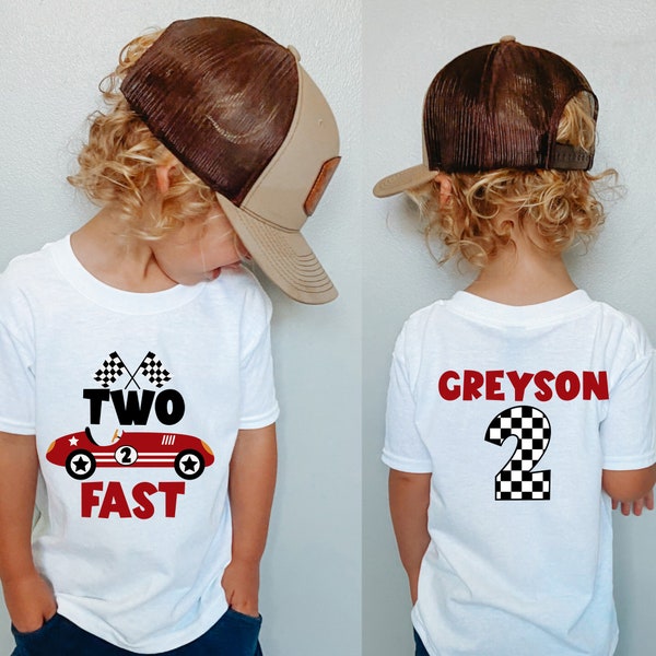 Two Fast Birthday Shirt - Etsy