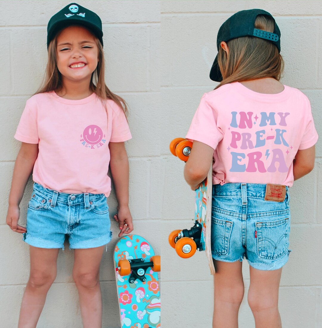 In My Pre-k Era T-shirt, Cute Pre-k Shirt, Back to School Shirt ...