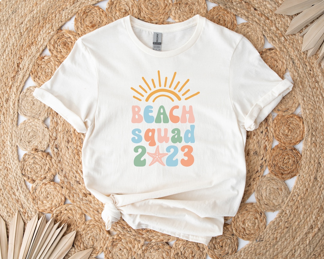 Custom Beach Squad, Girls Summer Shirt, Vacation Shirt, Hawaii Vacation ...