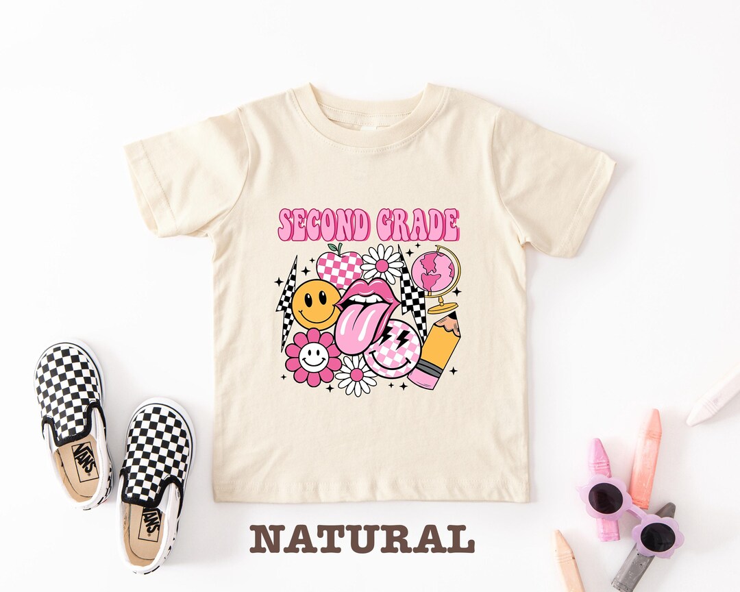 2nd Grade Shirt, Back to School Tee for Kids, Second Grade Girls Shirt ...