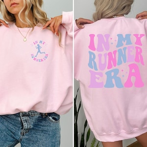 In My Runner Era Shirt, Funny Runner Shirt, Marathon Athlete Sweatshirt ...