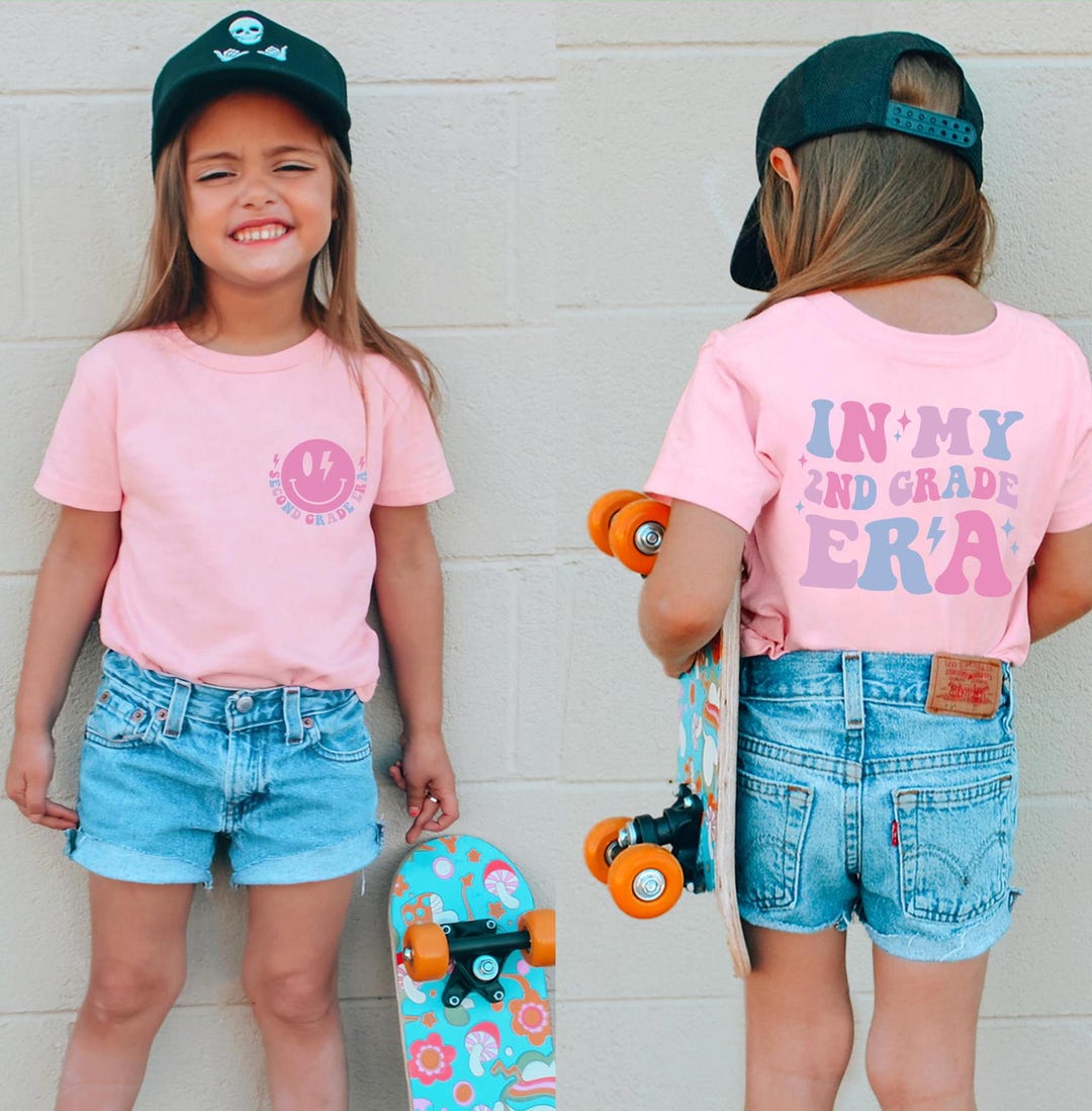 In My Second Grade Era Shirt, Retro Second Grade Shirt, Back to School ...