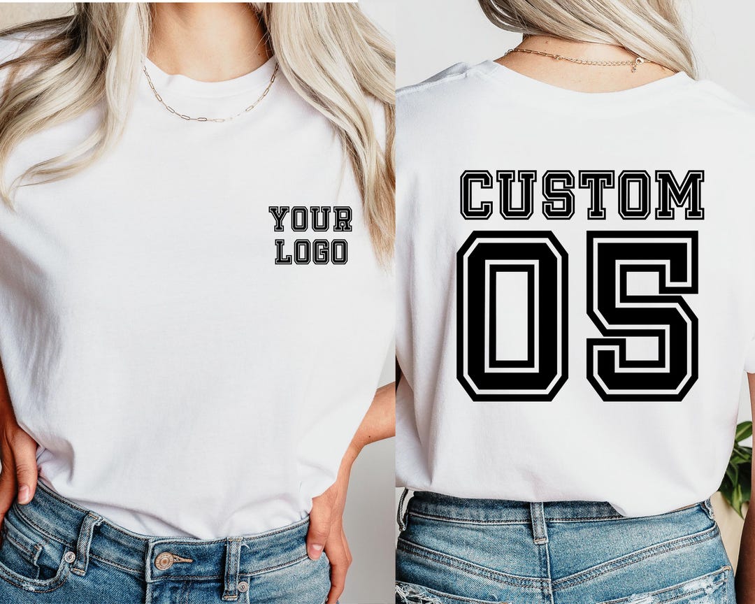 Custom Shirts, Custom Family Shirts With Name and Number, Custom Number ...